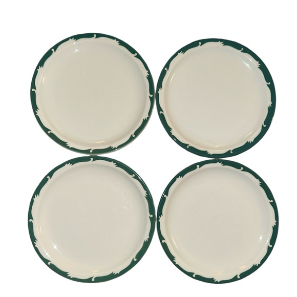 Syracuse China | Kitchen | Vtg 954 4 Syracuse China Wintergreen Wave ...